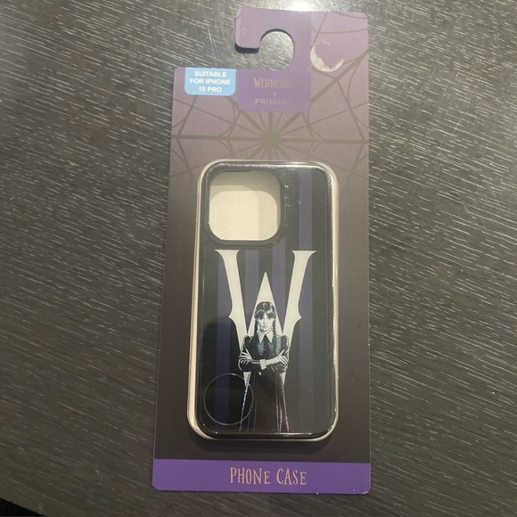 Primark | Cell Phones & Accessories | Wednesday Addams Black Phone Case ...